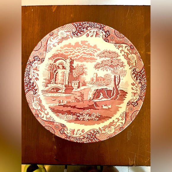 Spode | Dining | Vintage Spode Italian Red Transferware 2 Serving ...